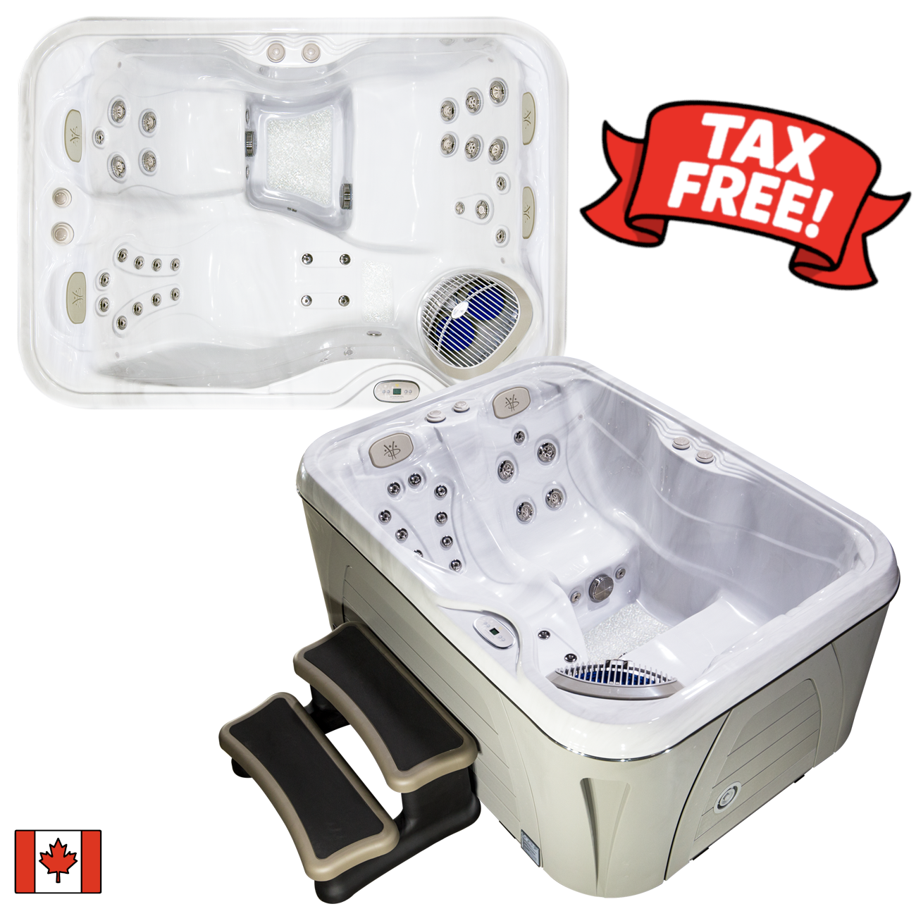 4300 Serenity 3-4 Person Hot Tub - Mario's Pool and Spa